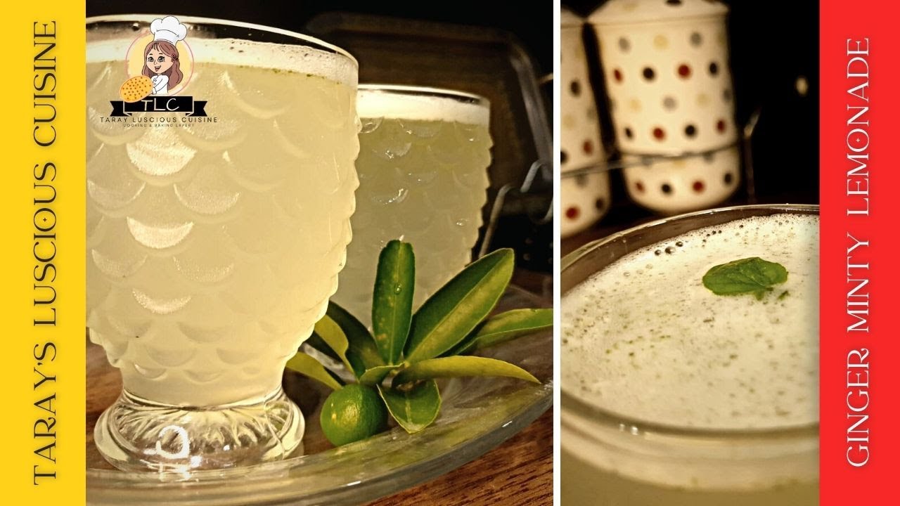 Ginger Minty Lemonade in my style | beat the heat!! | TLC - YouTube