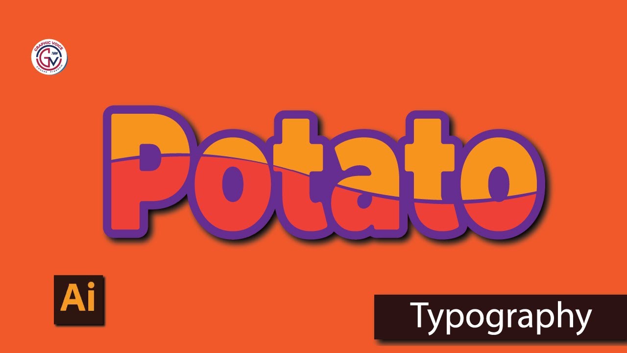 Text Illustrator. Typography-02 - YouTube