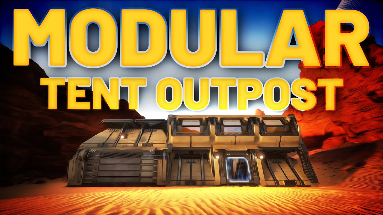 Fully Modular Tent Outpost in Dune: Awakening - YouTube