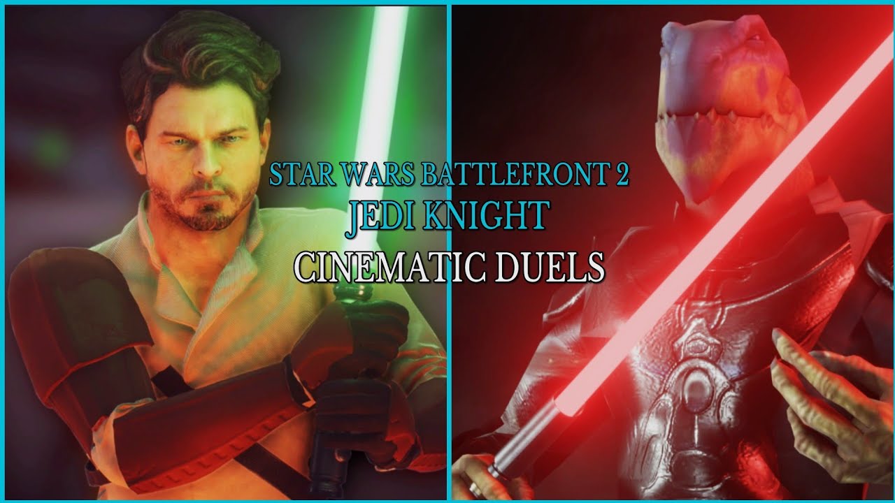 Star Wars Battlefront 2 Jedi Knight - Kyle Katarn vs Desann (Cinematic ...