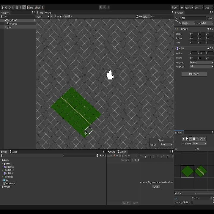 First Attempt at Isometric Tilemap Unity - YouTube