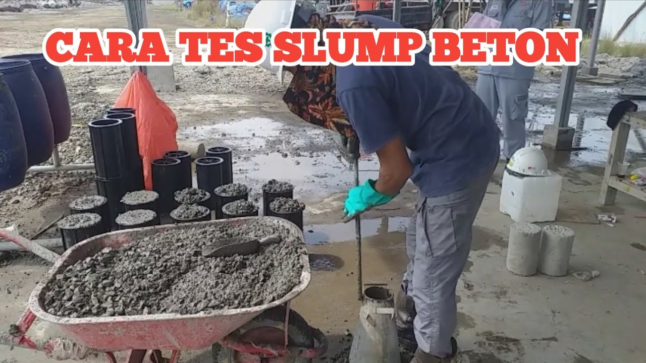 Tes Slump Beton - YouTube