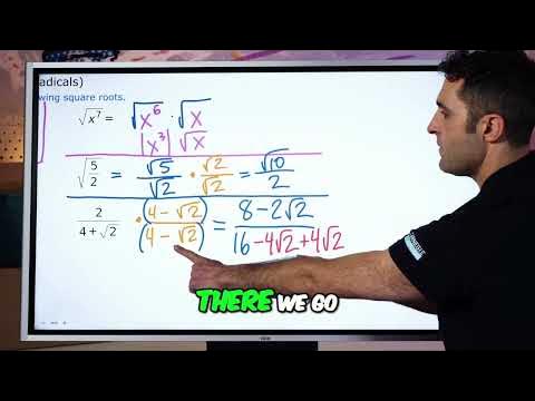 Simplify Algebraic Expressions: Multiplying Binomials and Conjugates ...