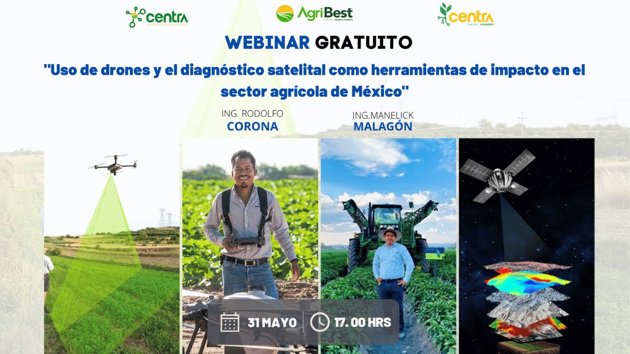 Webinar "Uso de drones y monitoreo satelital" - YouTube