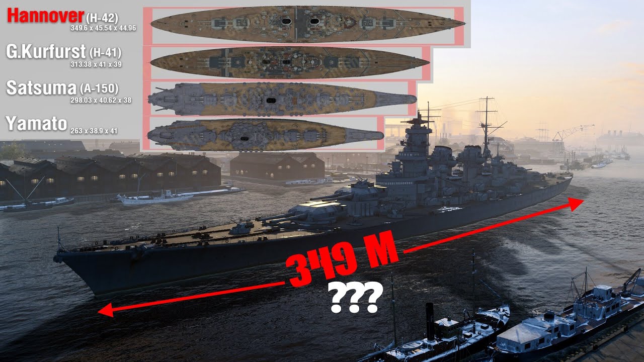 the BIGGEST German Battleship in the Game - play for the Team - YouTube