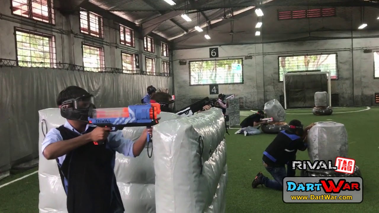 RIVAL TAG NERF Team Building designed for adults (Singapore) - YouTube
