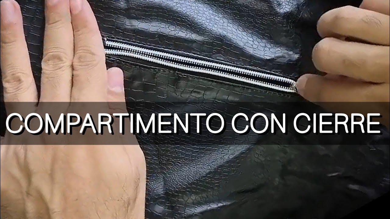 ¿Cómo hacer compartimentos con cierre en bolsa? Tutorial Técnica Fácil ...