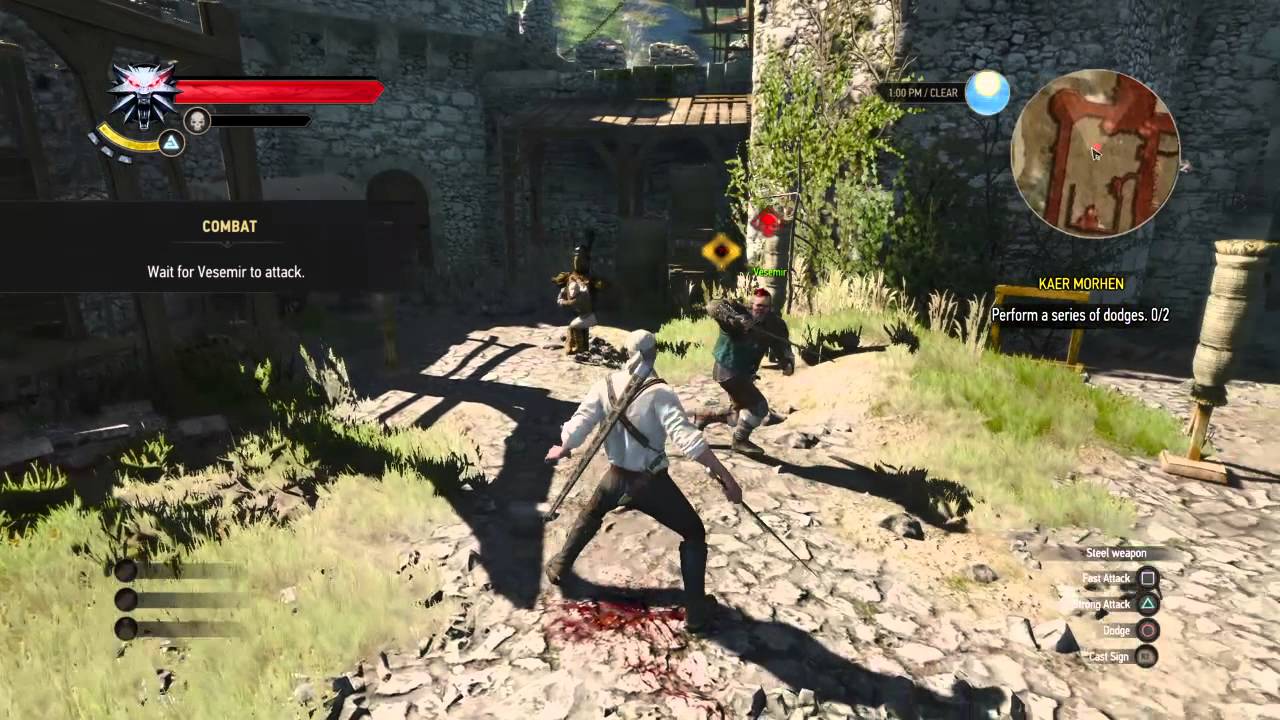 The Witcher 3: Wild Hunt witcher training - YouTube