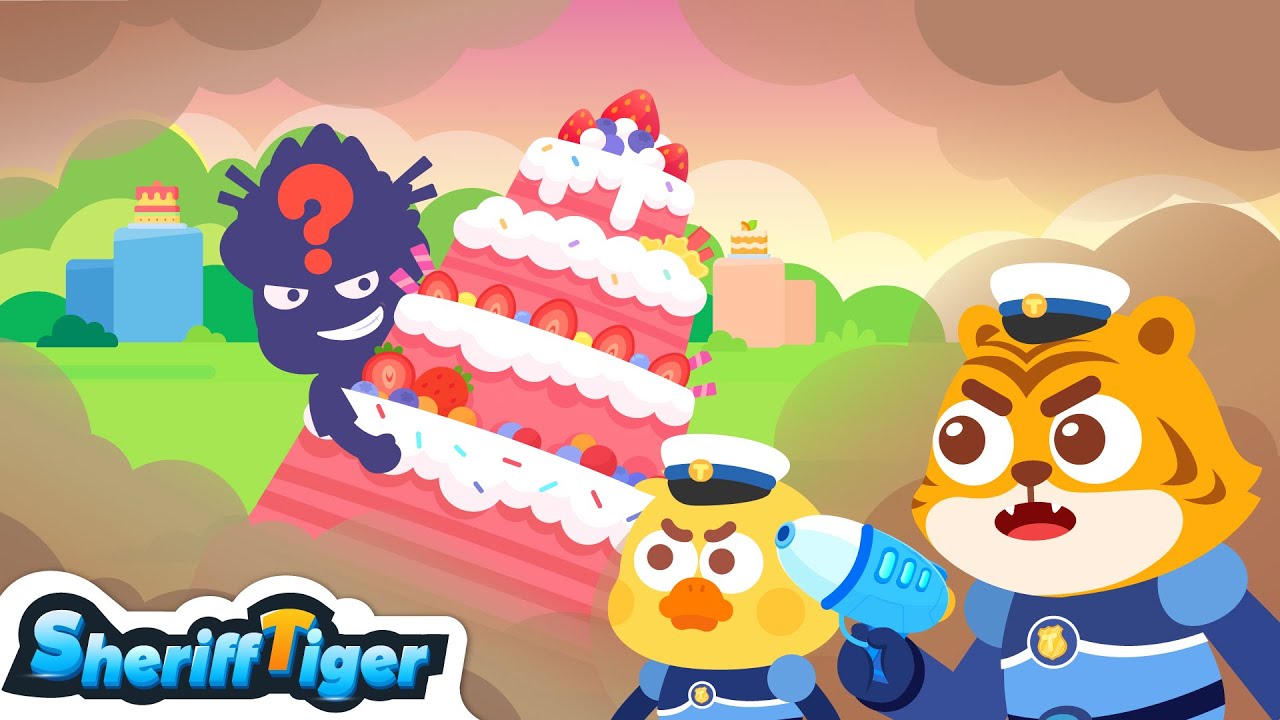 Who stole the party cake S01E05 | 🐯Sheriff Tiger | Cartoon - YouTube
