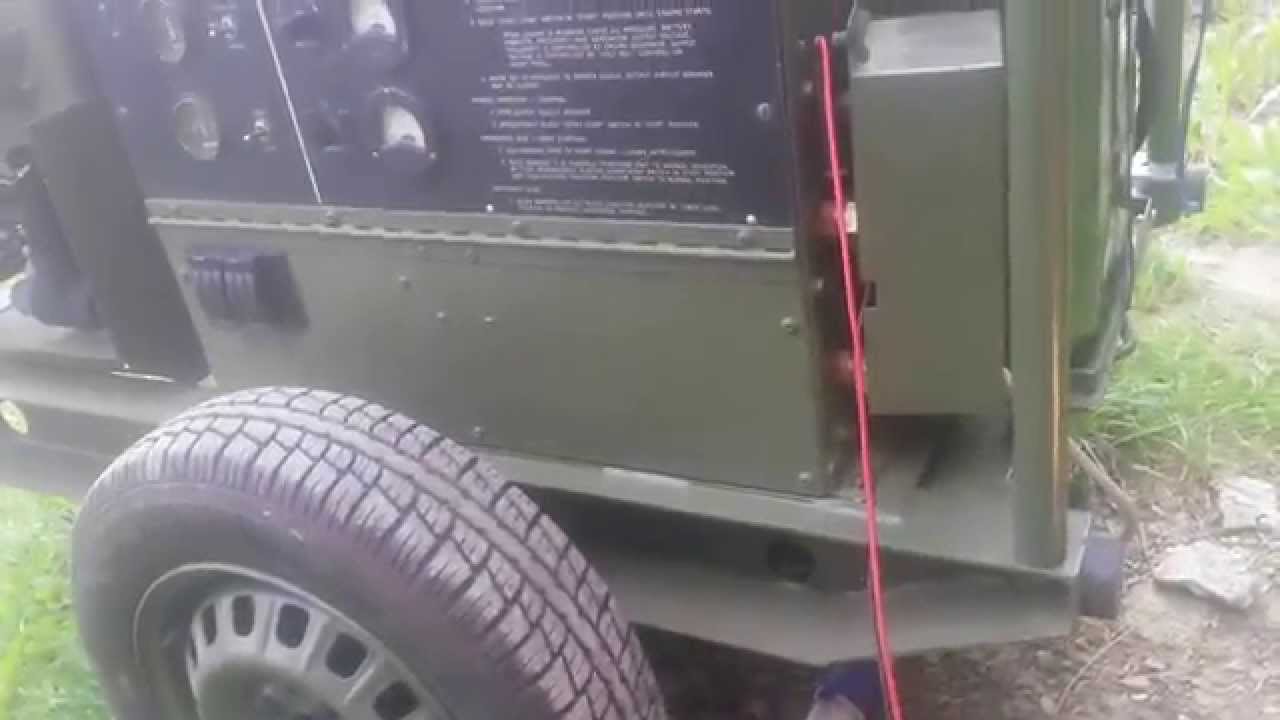 Military generator mep-017a 4a084 engine gasoline 10 kw U.S.ARMY 1969 ...