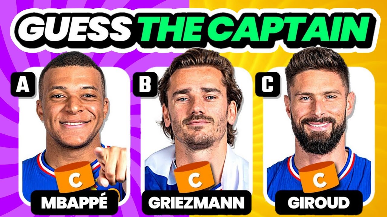 WHO IS THE CAPTAIN ? - UEFA EURO 2024 EDITION | QUIZ FOOTBALL TRIVIA ...