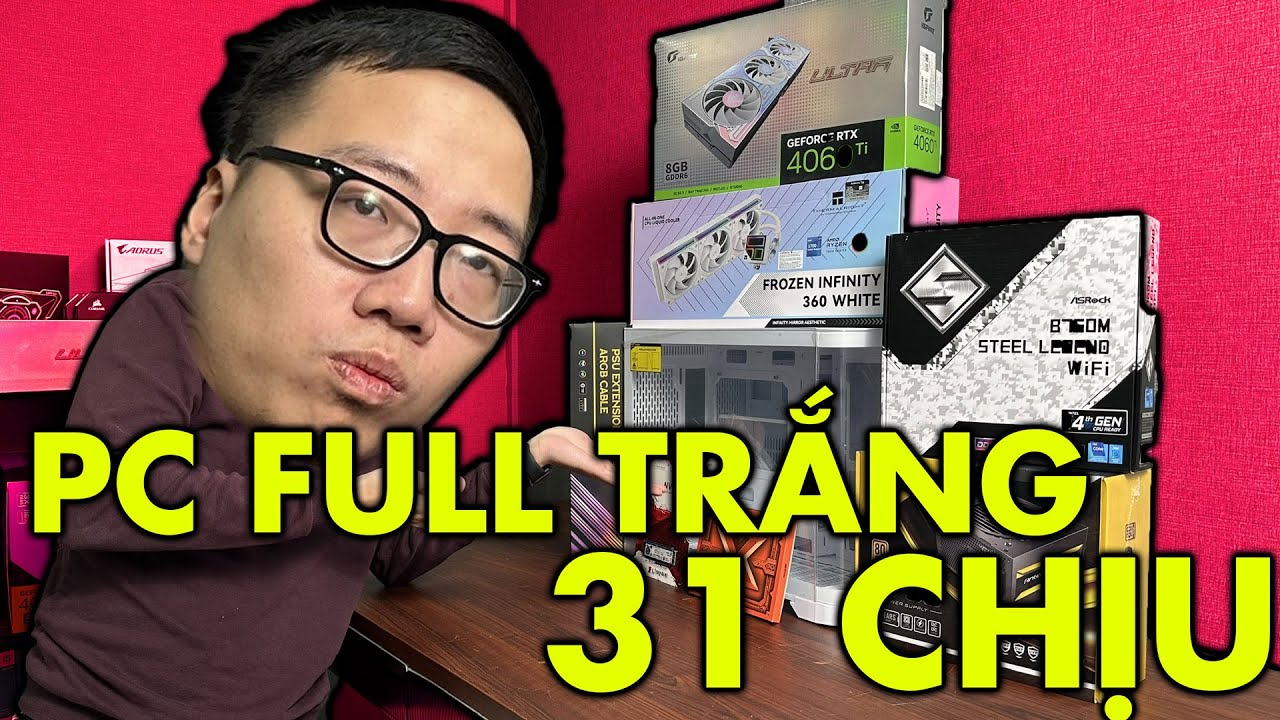 🔴LIVESTREAM | (Tư Vấn PC) Lắp Bộ PC 31 Triệu Siêu Trắng Với 14600KF ...