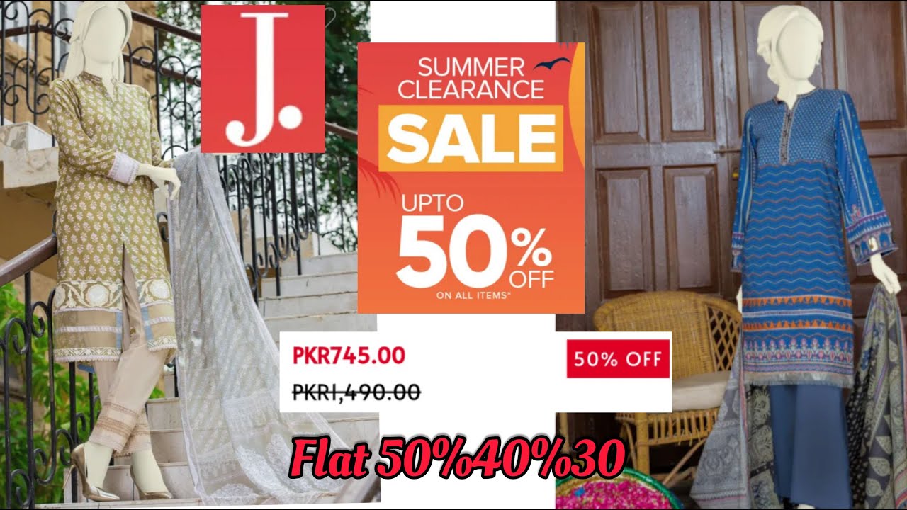 j. summer clearance sale 2021 flat 50 off | j. sale today 2021 | in ...