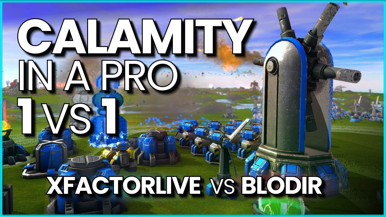Calamity Strikes in this Pro Beyond All Reason 1v1 - Xfactorlive vs ...