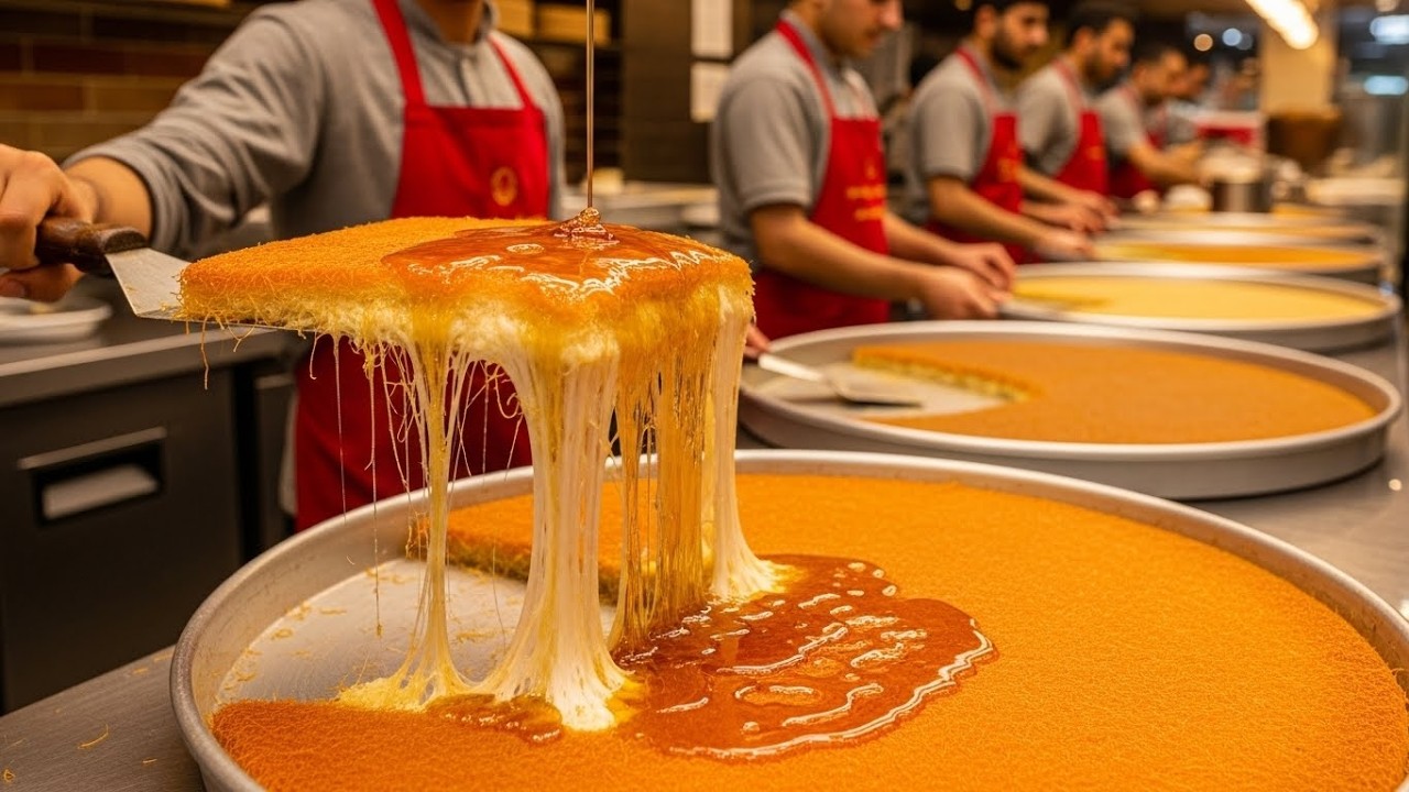 How to Make the Most Delicious Kunafa – Classic Middle Eastern Street ...