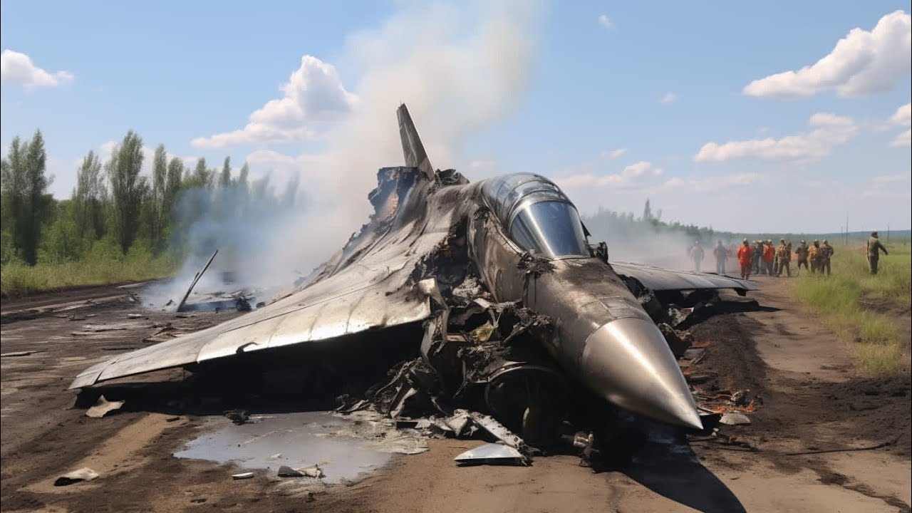 13 Minutes Ago! 20 of Russia's Newest Fighter Jets Destroyed by Ukraine ...
