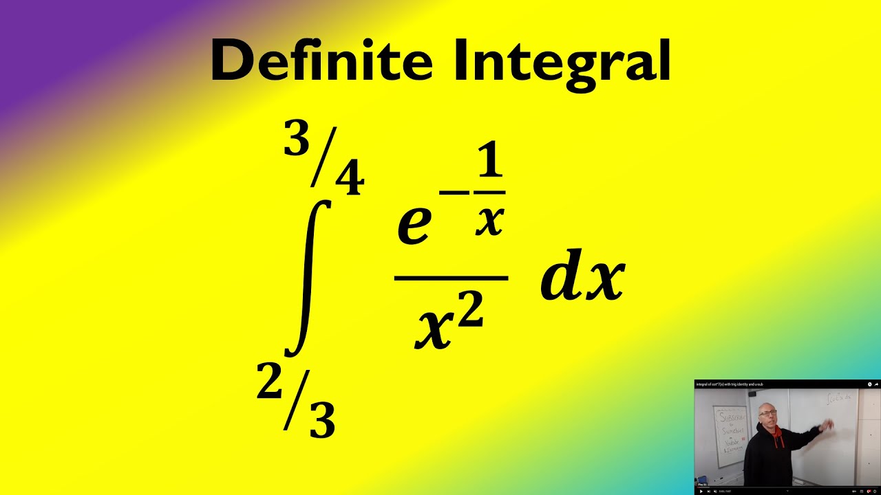 What Is The Integral For E 1 x x 2 Dx YouTube