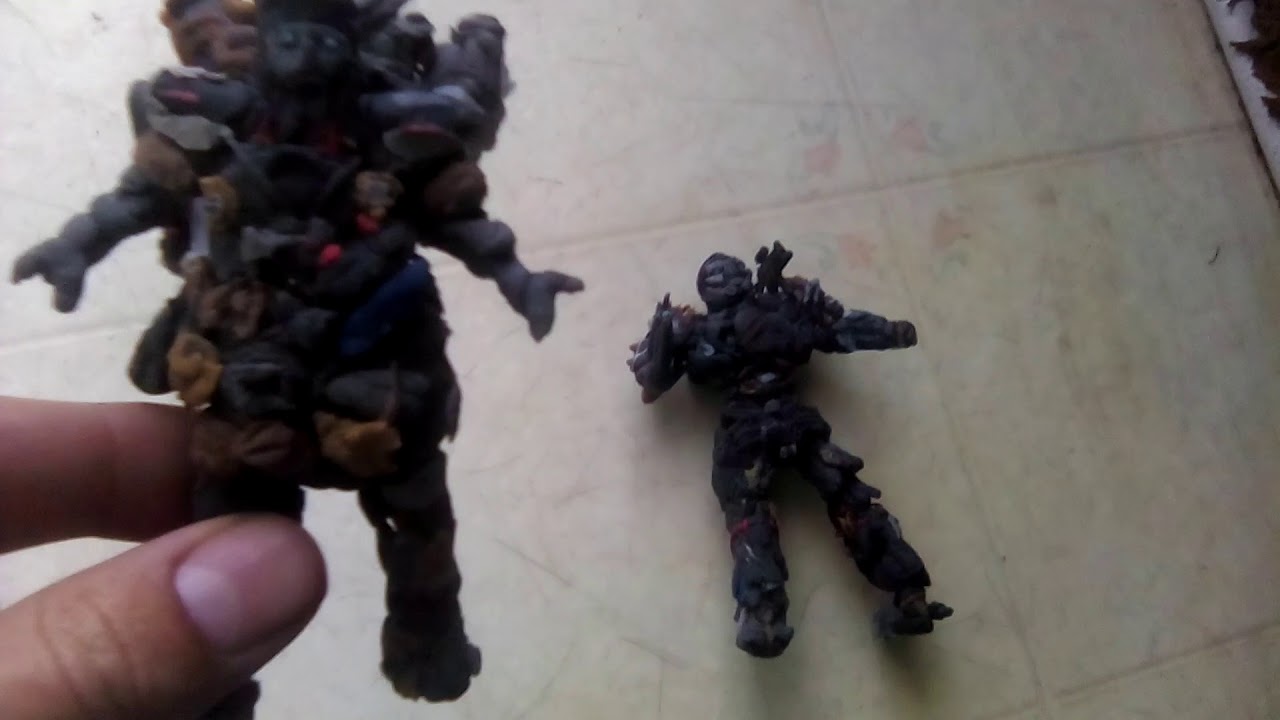Transformers custom Play-Doh figures daytrader and lockdown - YouTube