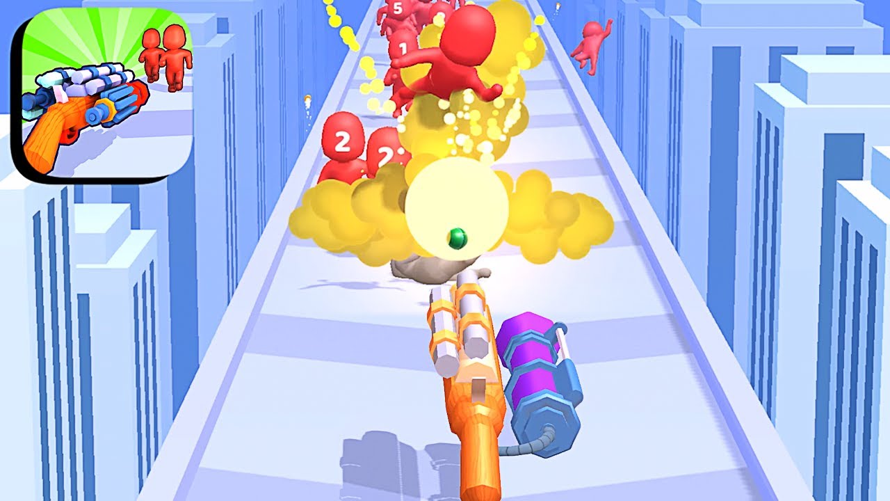 Gun Evolution - All Levels Gameplay Android,ios (Levels 1-7) - YouTube