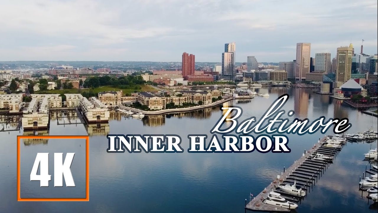Baltimore Inner Harbor, MD - Morning Walk [4K] - YouTube