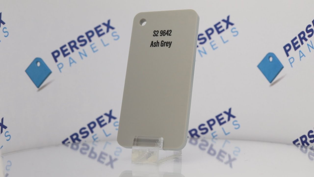 Ash Grey Perspex® S2 9642 - Perspex Panels - YouTube