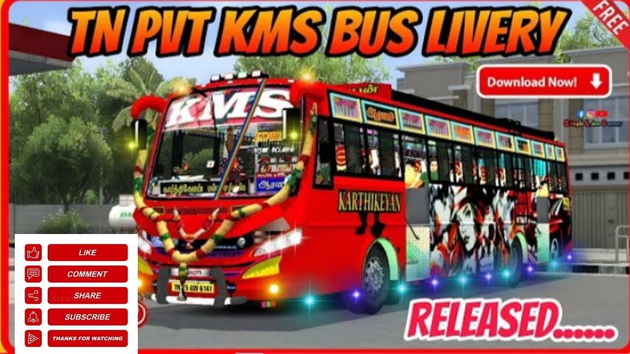 🎀🎀🔥TN 🏆PVT ️‍🔥 🎀 KMS 😍 BUS 💫 LIVERY🤩💯 - YouTube