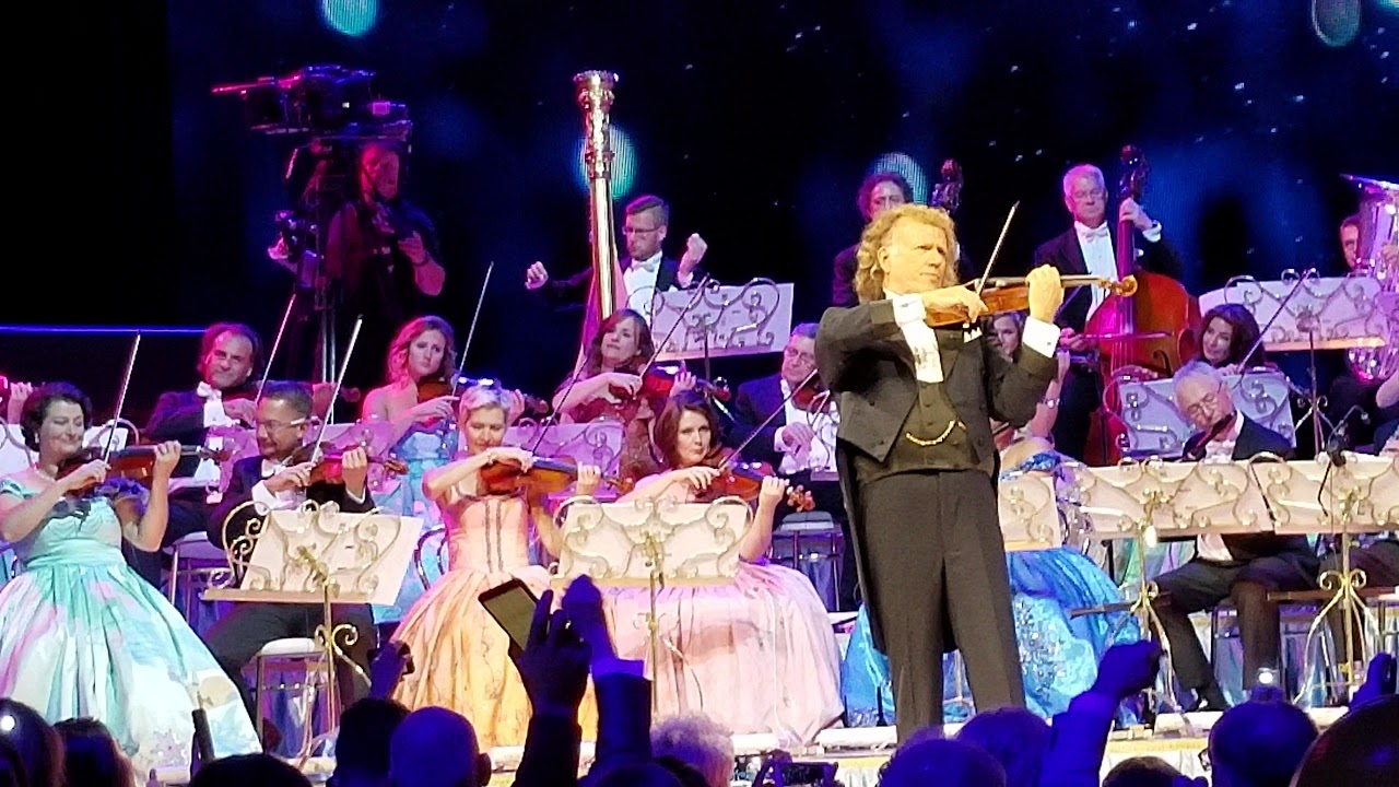 Andre Rieu plays "Falling love with you" Boston concert 2018 - YouTube