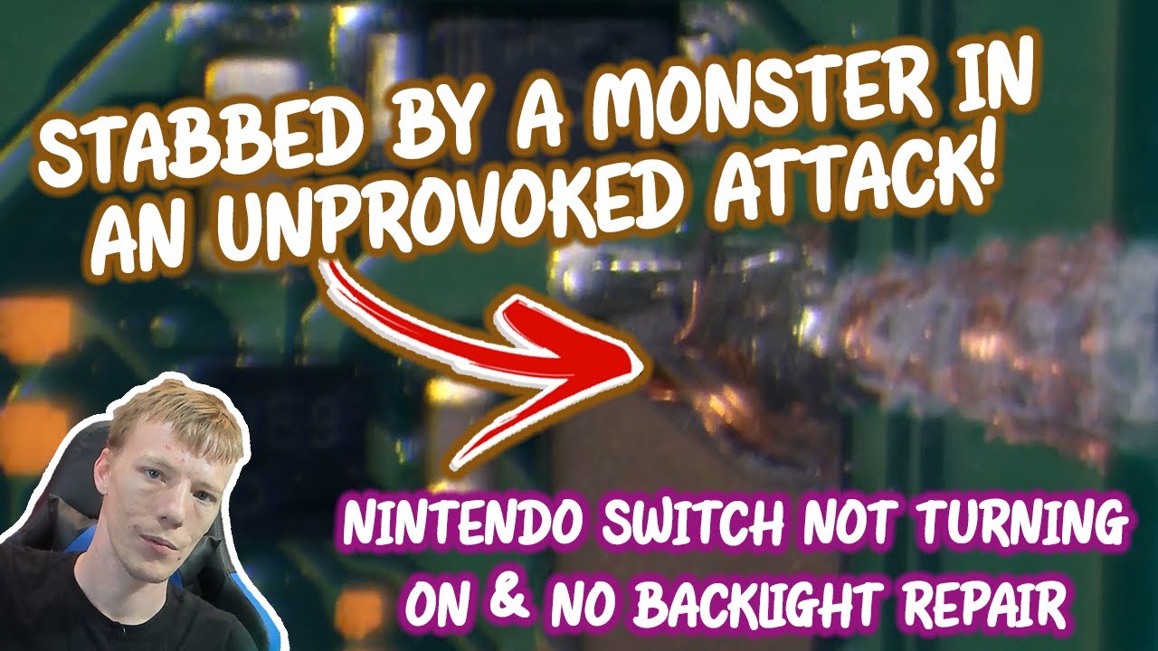 This Nintendo Switch Was Shanked By A Savage Monster! Can It Be Fixed ...