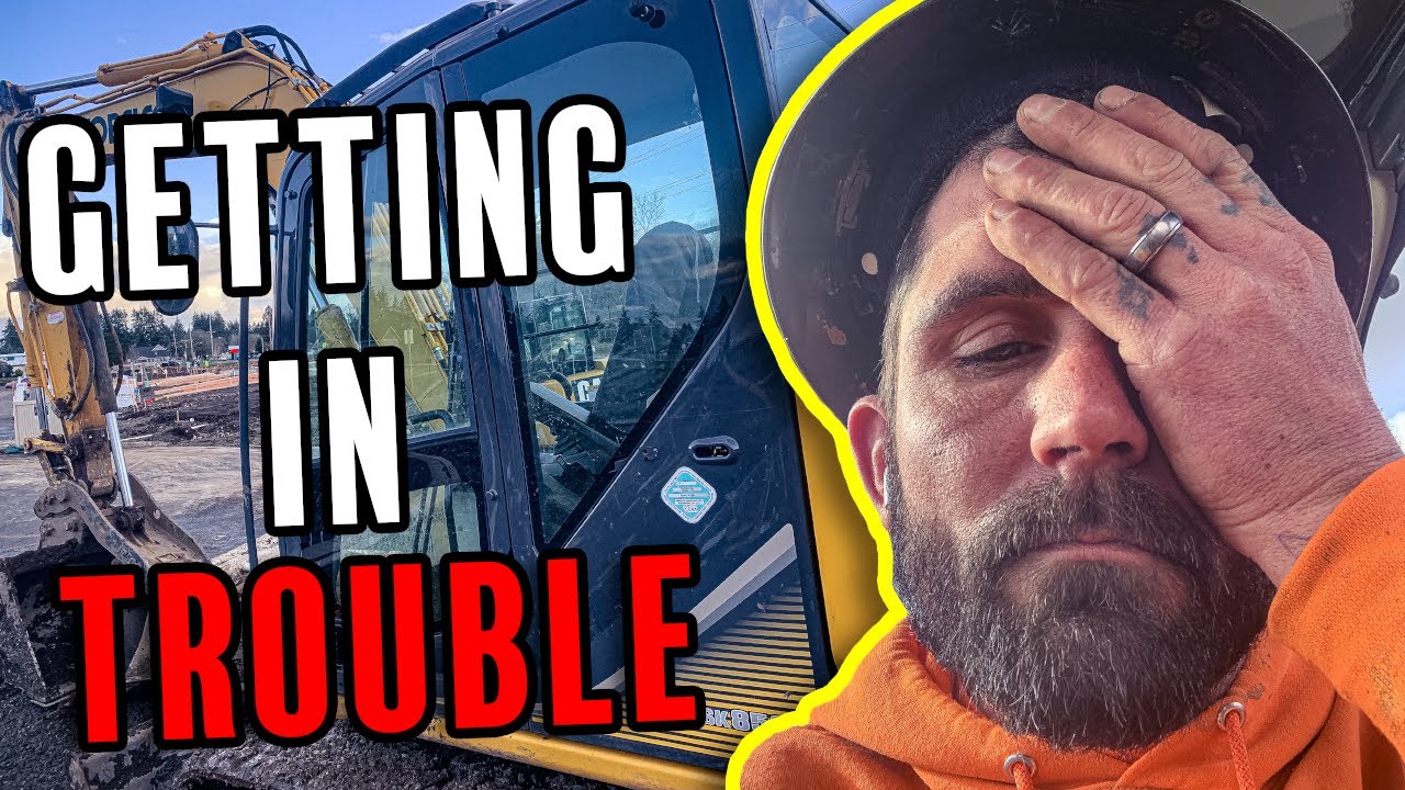 EXCAVATOR DIGGING AROUND UTILITIES: Excavation Backfill #excavation # ...