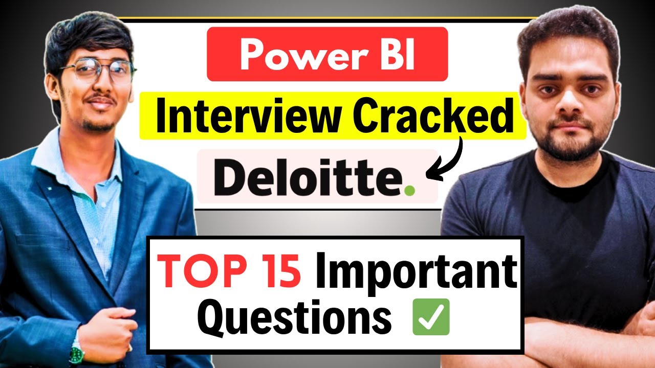 TOP 15 Power BI/SQL Interview Topics | He cracked Deloitte😲 - YouTube