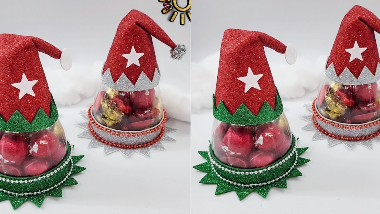 🍬🎄dulceros navideños con botellas de plastico(fácil de hacer) - YouTube