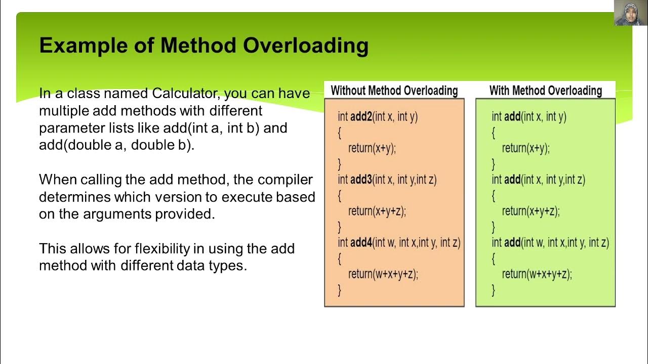 OVERLOADING METHODS - YouTube