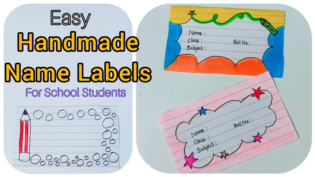 Handmade Name Slips Handmade Name Labels Titta Crafts YouTube handmade-name-slips-handmade-name-labels-titta-crafts-youtube