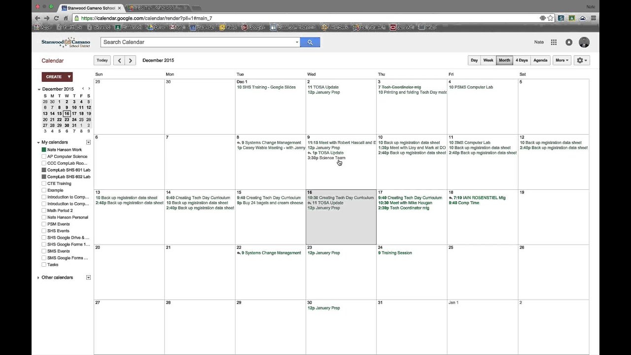 09 Google Calendar Lab Calendars - YouTube