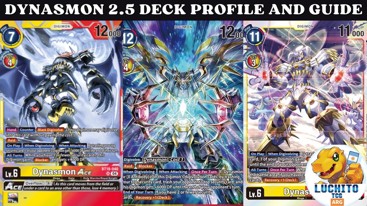Dynasmon deck profile and guide - Digimon tcg 2.5 - YouTube