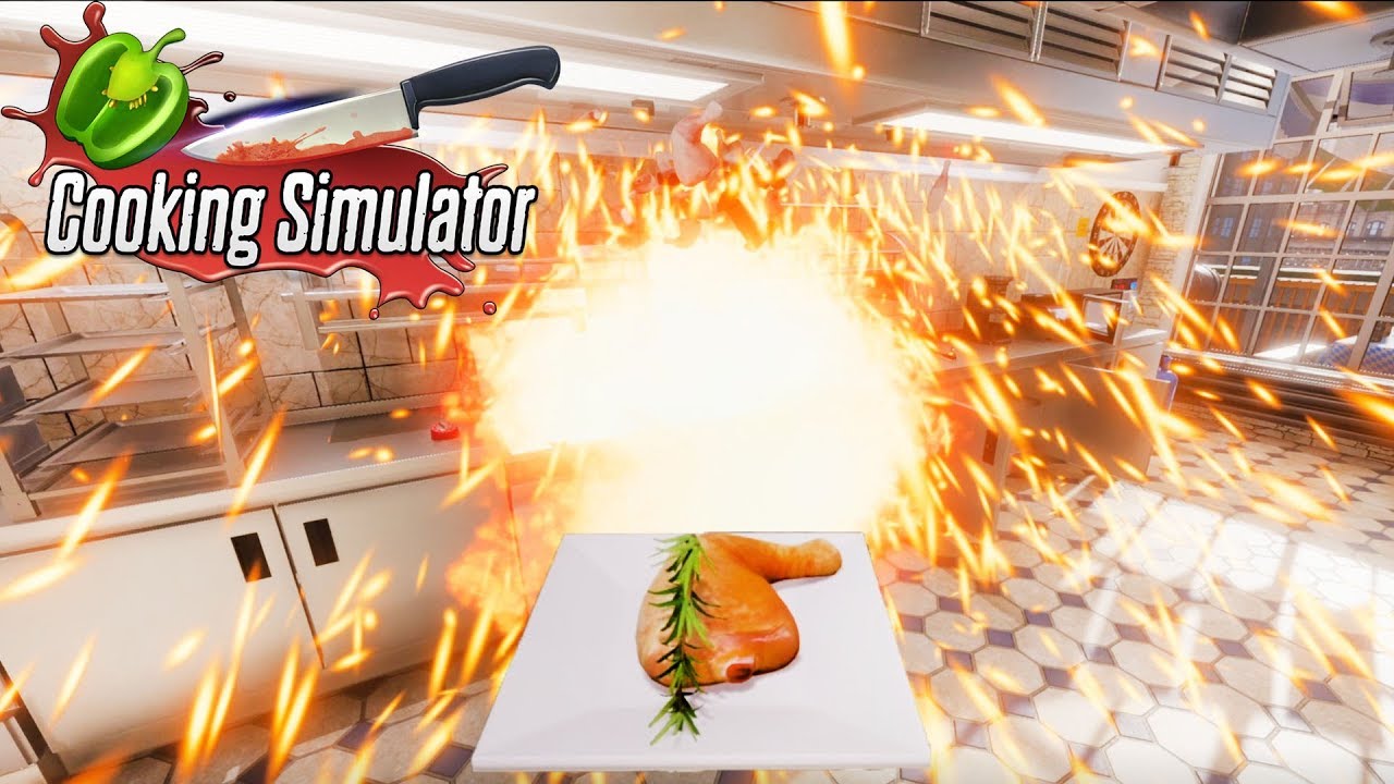 I Am A Chef That Only Cooks Using Explosives In Cooking Simulator - YouTube