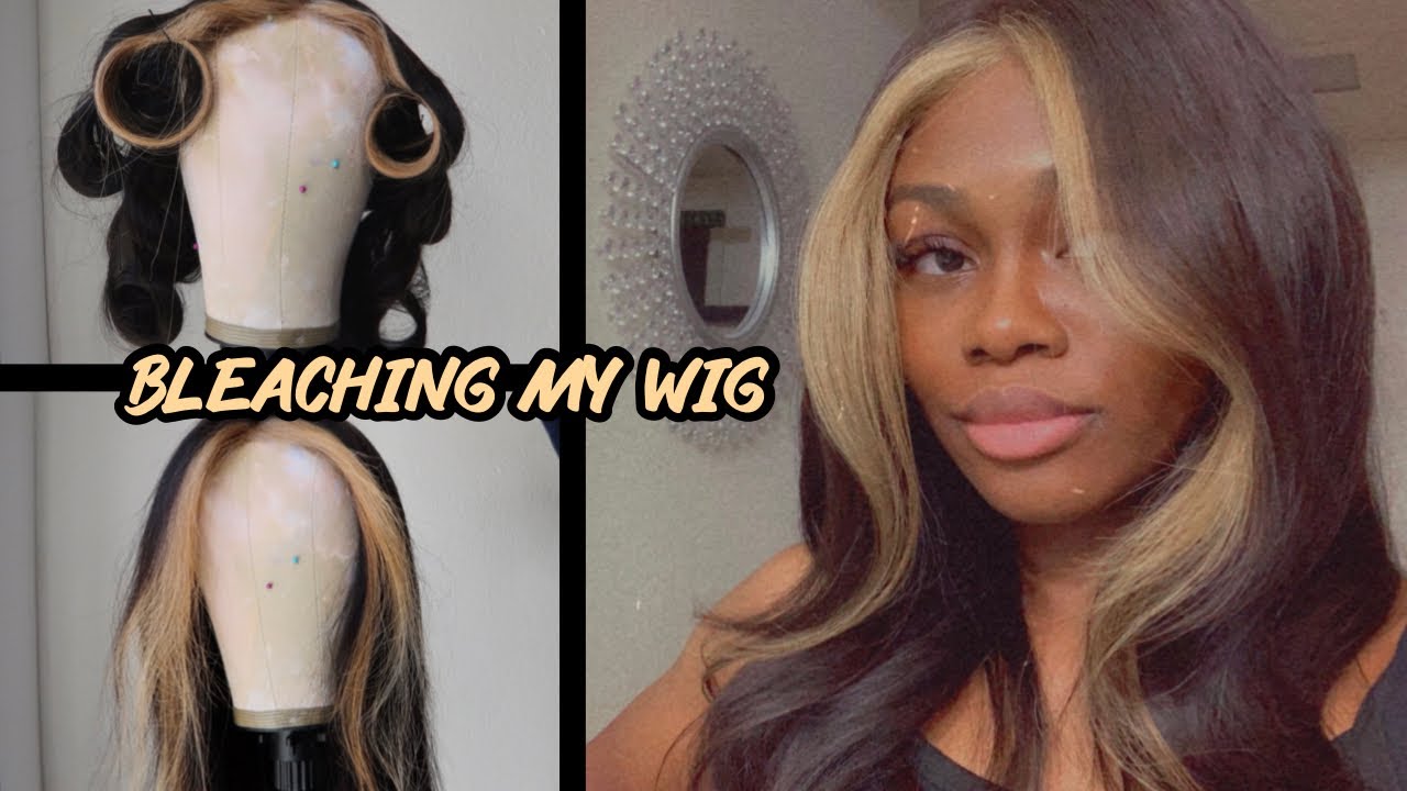BLEACHING THE FRONT OF MY WIG | Nancy Best Hair - YouTube
