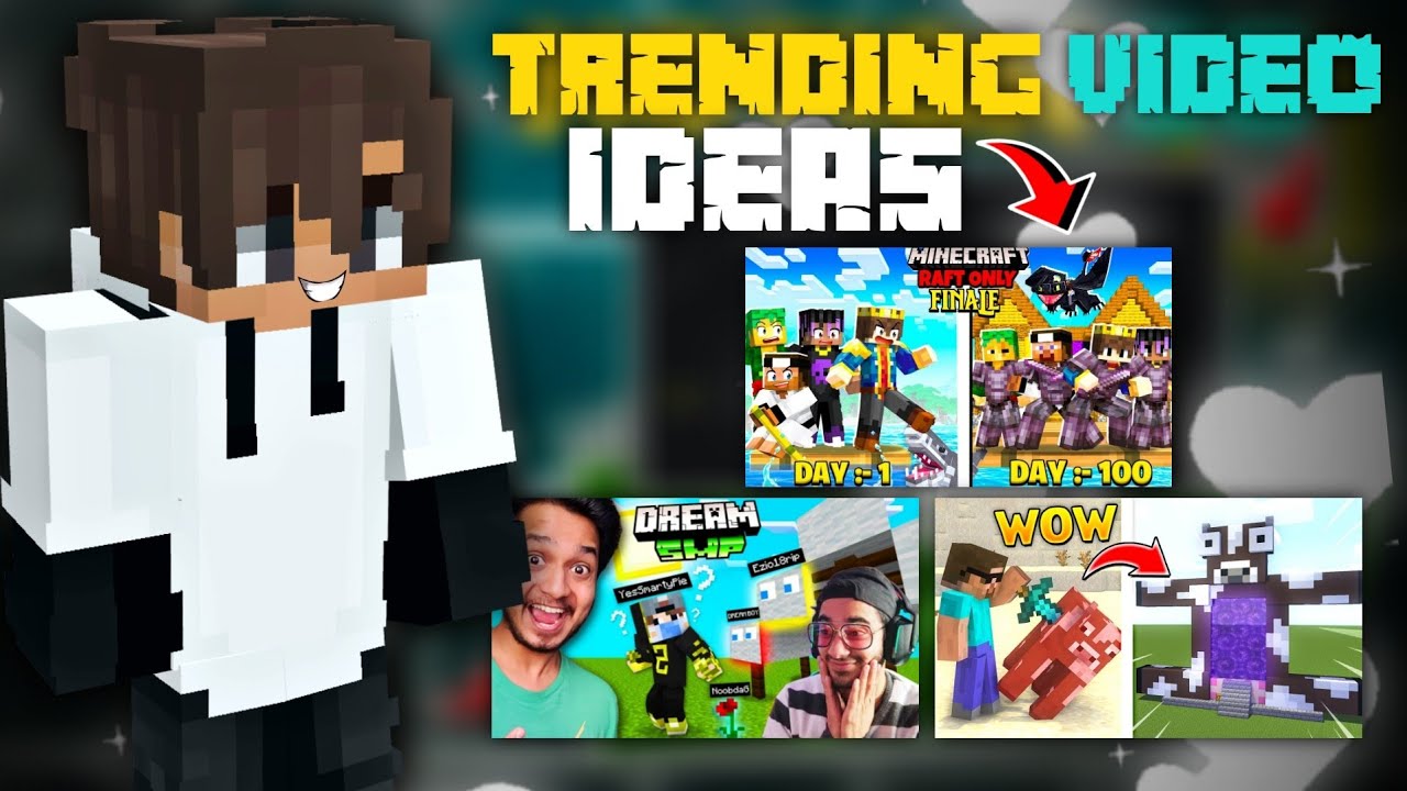 This MINECRAFT VIDEO IDEAS Can Grow Your Channel🥰 || Top Minecraft ...