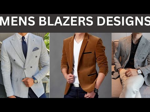 Latest Blazers Designs For Men | Different types of Blazers for Men ...