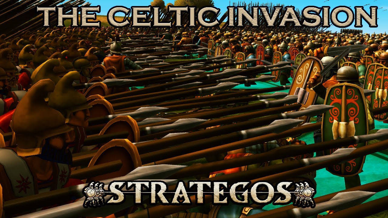 STRATEGOS :THE CELTIC INVASION OF GREECE ! Gauls VS Macedon ! - YouTube