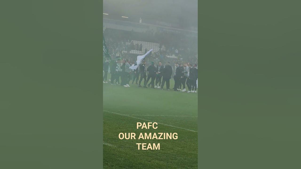 PAFC Team pitch walk after winning League 1 #PAFC - YouTube