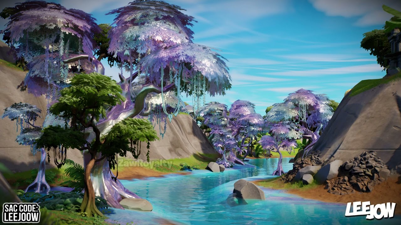 Fortnite - Chrome Biome Day Loop Level 1 (Ambience/Ambient) - YouTube