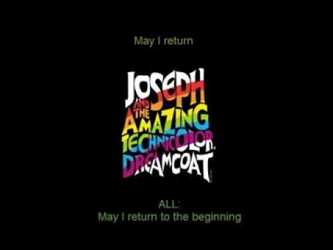 Joseph - Any Dream Will Do [Reprise] (Karaoke) - YouTube