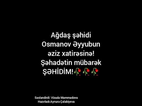 Ağdaş Sixli kendinde şehidimiz Osmanov Əyubun əziz xatiresine