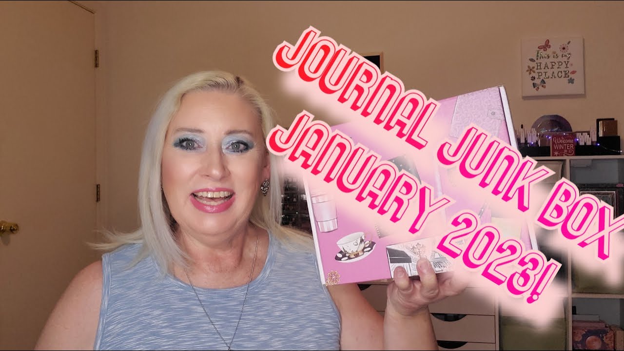 It's my Journal Junk Box for January 2023!!! - YouTube