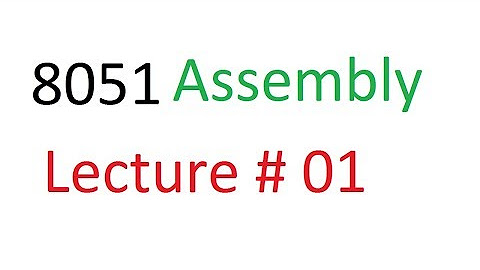 8051 assembly language programming - YouTube