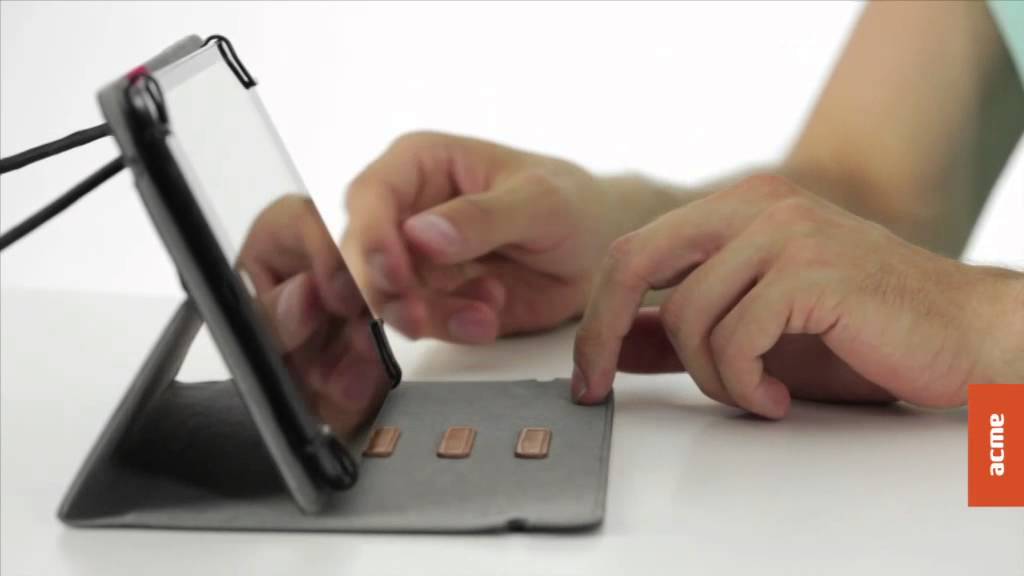ACME LOOP Tablet cover-stand, 7"–8" EN - YouTube