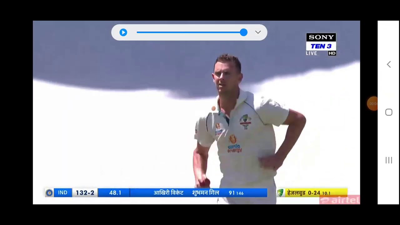 Pujara injury India vs Australia #indvsaus - YouTube