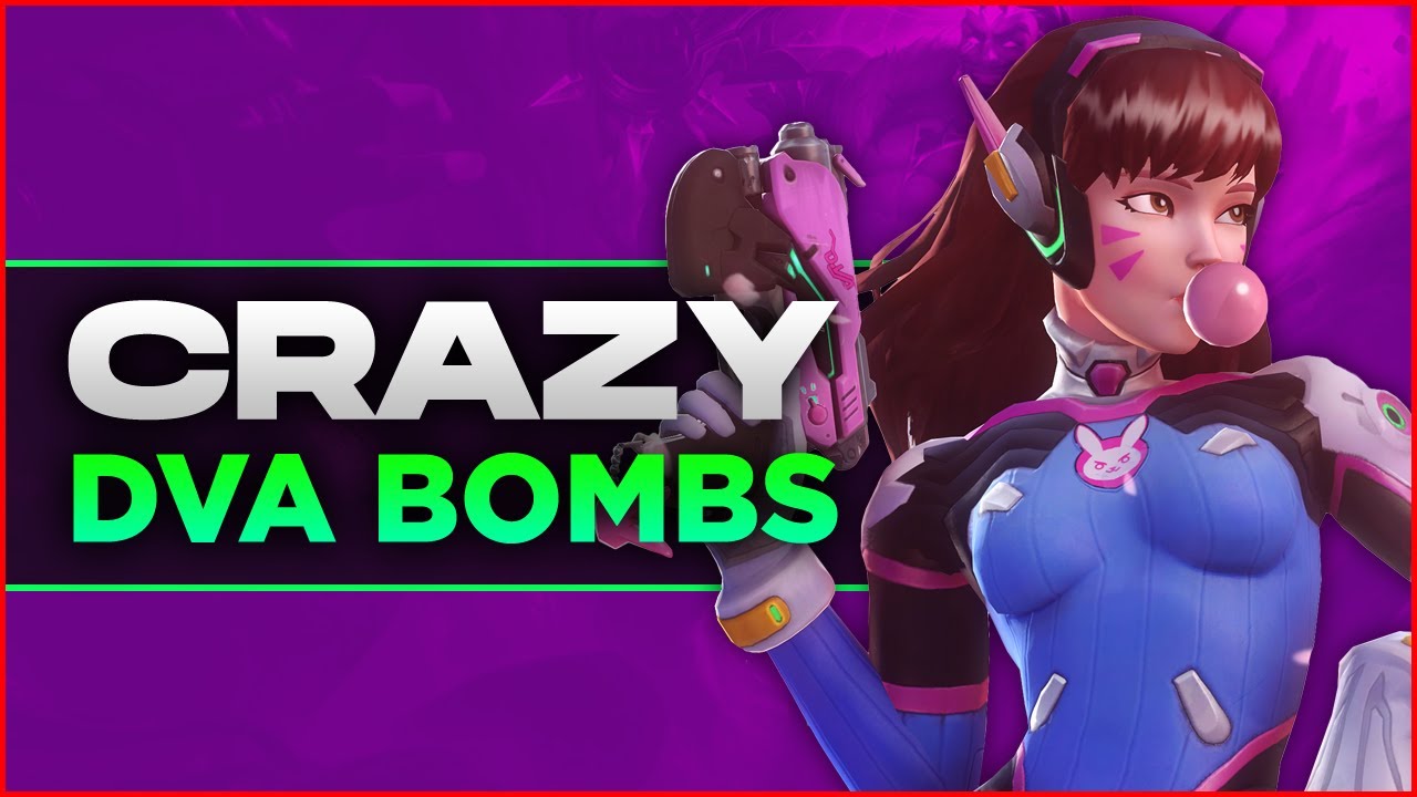 CRAZY DVA BOMBS! | Overwatch - YouTube
