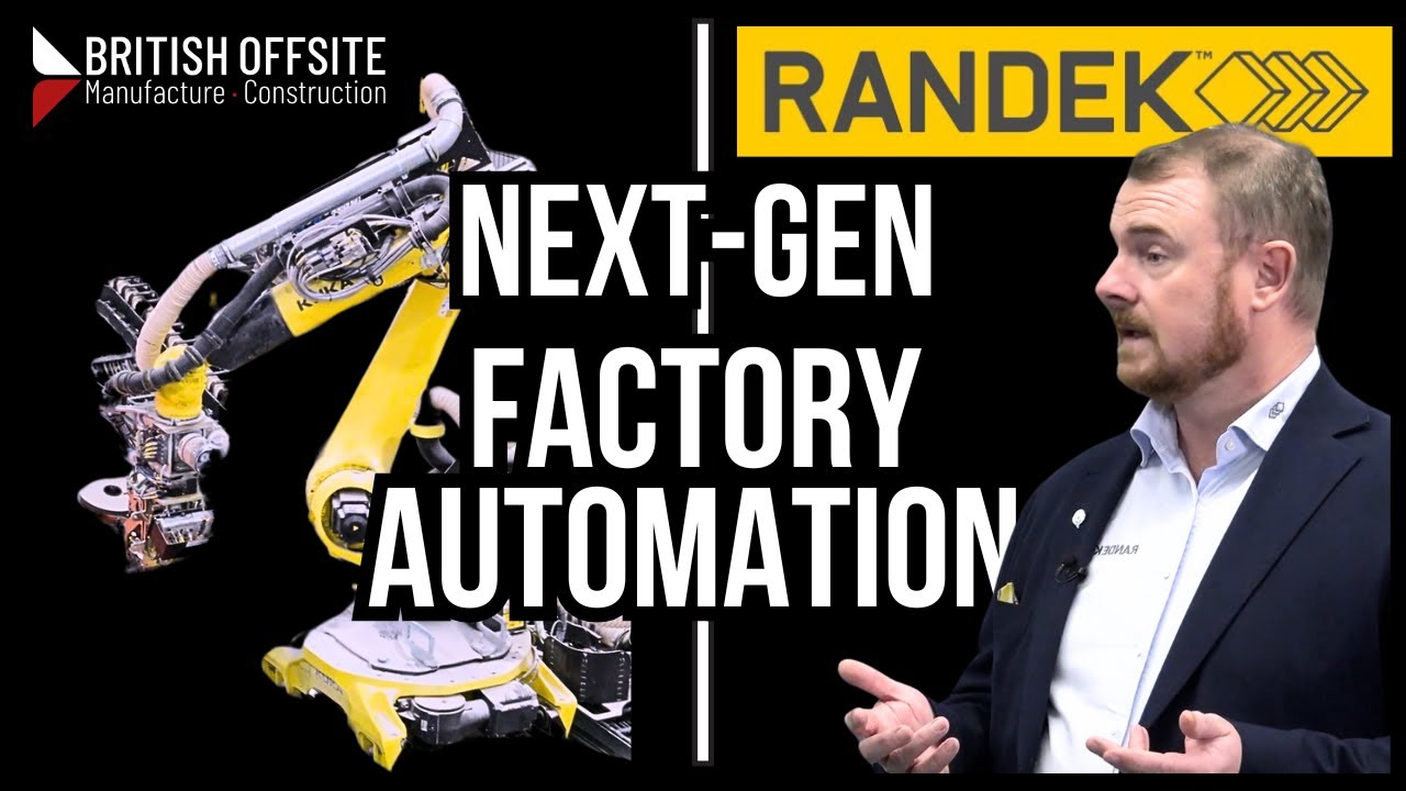 Fully Automated PREFAB Home Building Factory using RANDEK Robots - YouTube
